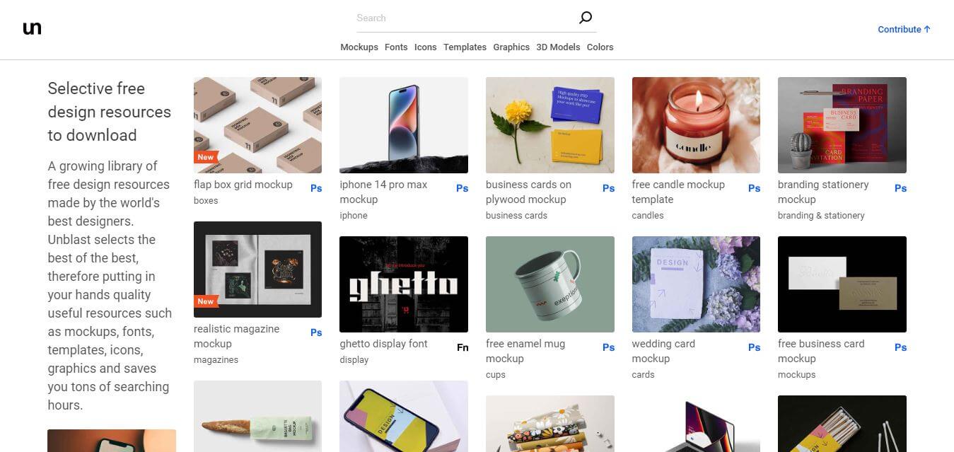 UnBlast (Free Mockups, Fonts, Icons & Templates) - Liaise