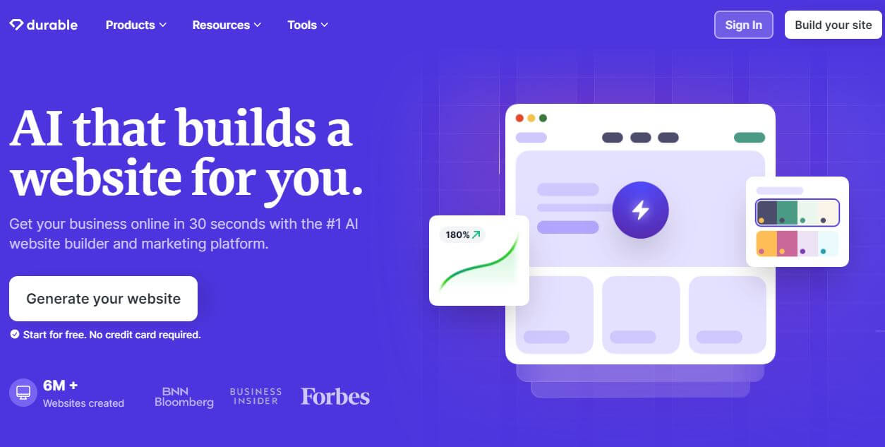 Durable AI (Ai Website Builder) - Liaise